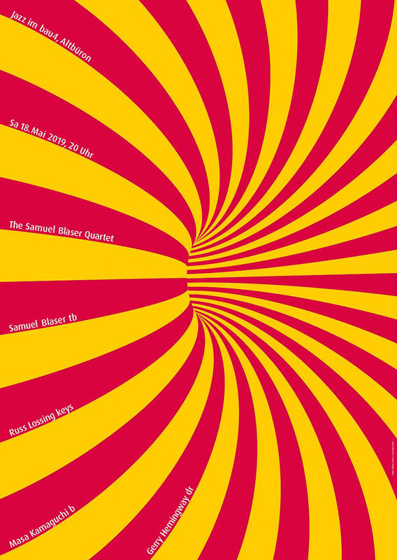 “Samuel Blaser Quartet”, 2019, by niklaus troxler for Visualize Music ...