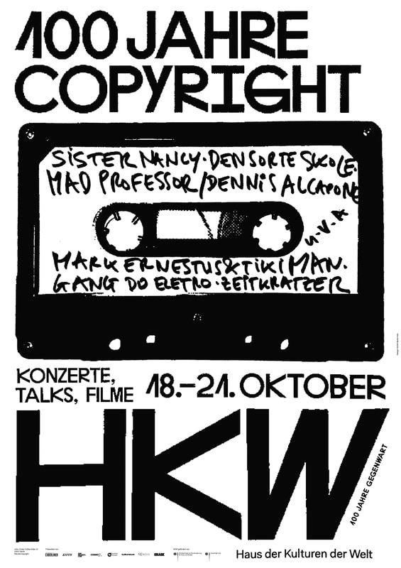 “100 Years of Copyright”, 2018, by NODE Berlin Oslo - typo/graphic posters
