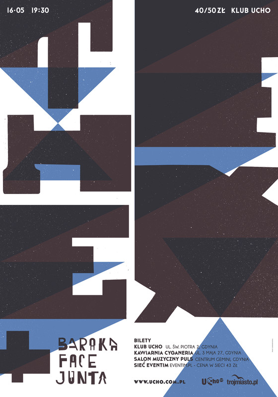 “THE EX”, 2011, by Ola Niepsuj - typo/graphic posters