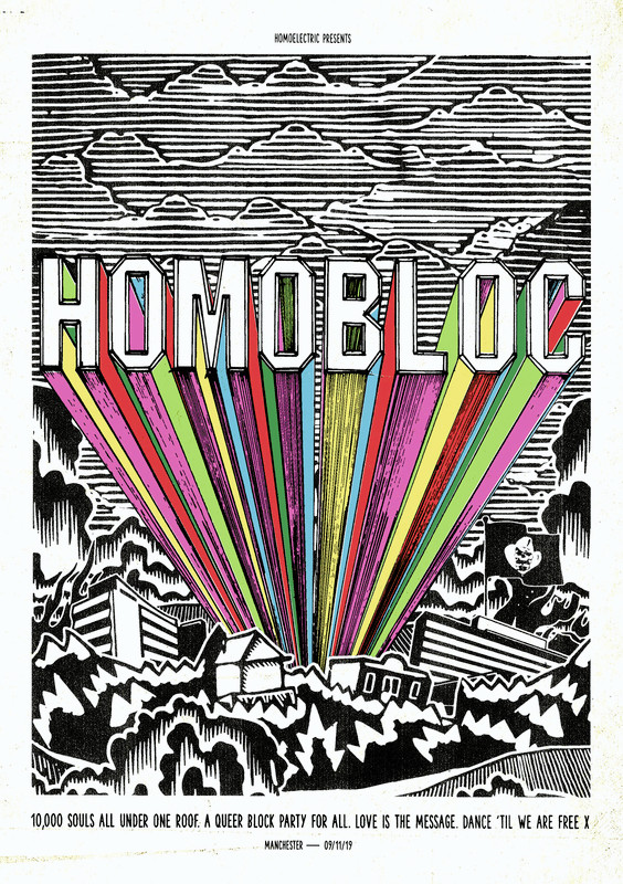 “Homobloc”, 2019, by Paul Hemmingfield - typo/graphic posters