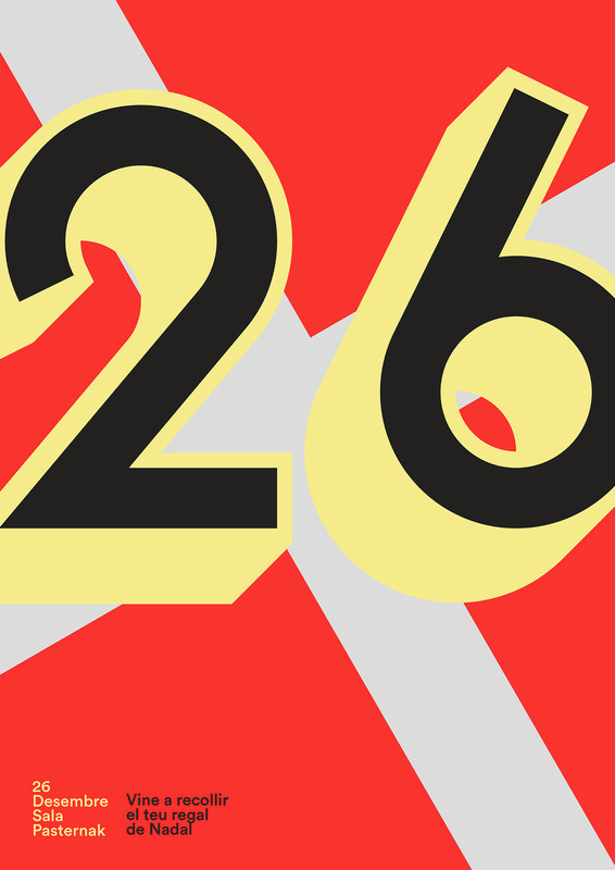 “26”, by Quim Marin - typo/graphic posters