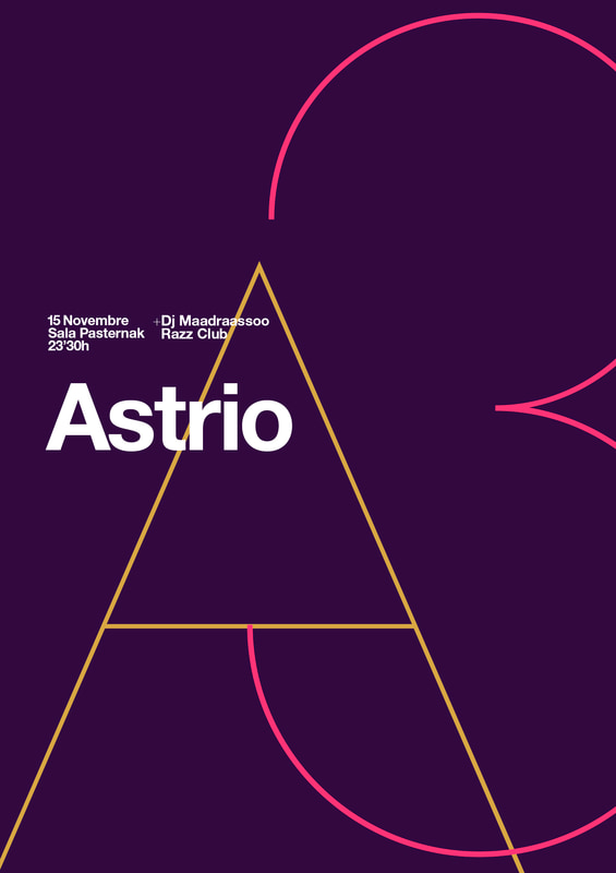 “astrio”, by Quim Marin - typo/graphic posters