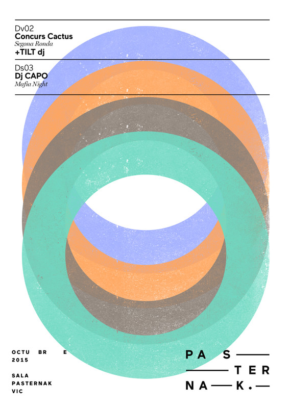 “cartell oct1”, by Quim Marin - typo/graphic posters