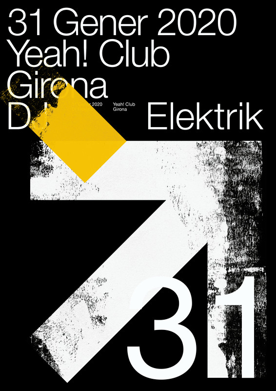 “Elektric Poster Design”, 2020, by Quim Marin - typo/graphic posters