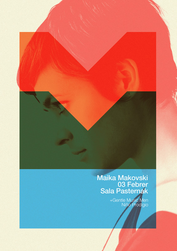 “maika”, by Quim Marin - typo/graphic posters