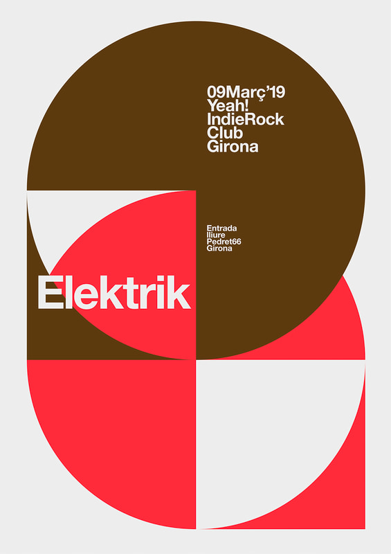 “Elektrik”, by Quim Marin - typo/graphic posters