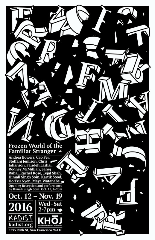 “Frozen world of the familiar stranger”, 2016, by Rambod Vala - typo ...