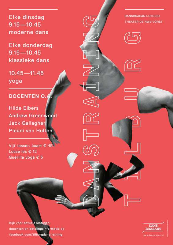“dansbrabant - Danstraining Tilbrg”, by remco van dun - typo/graphic ...