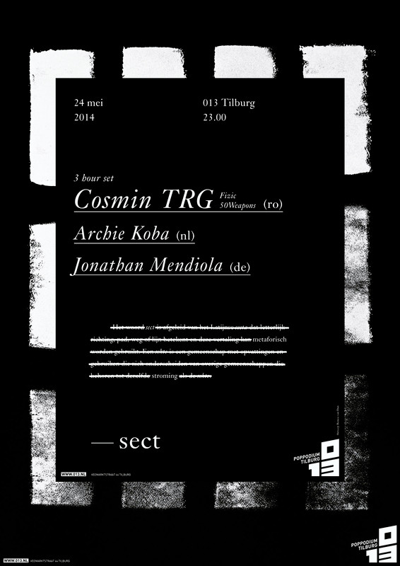 “sect”, by remco van dun - typo/graphic posters