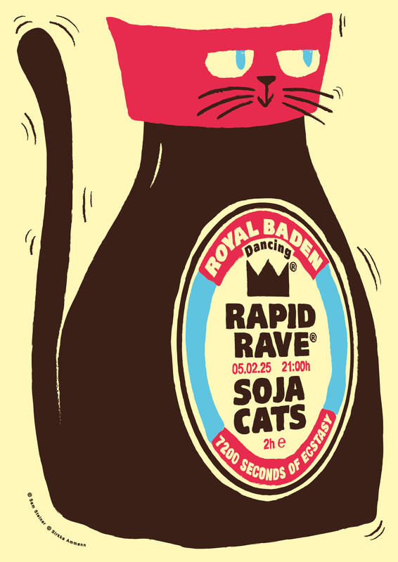 “Rapid Rave Soja Cats”, 2025, by sam steiner, Sirkka Ammann - typo ...