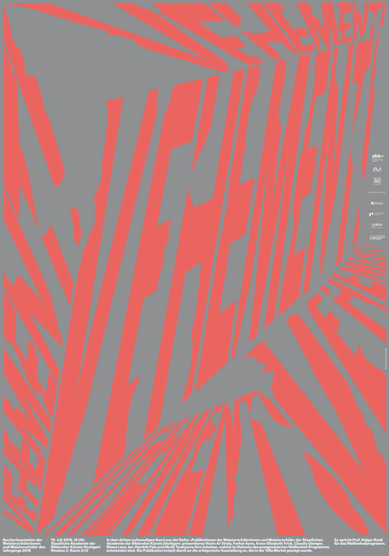 “Vehement!”, 2018, by Studio Tillack Knöll - typo/graphic posters