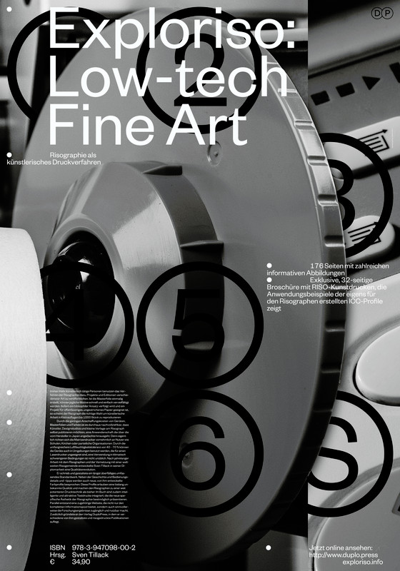 “Exploriso: Low-tech Fine Art”, 2017, by sven tillack - typo/graphic ...