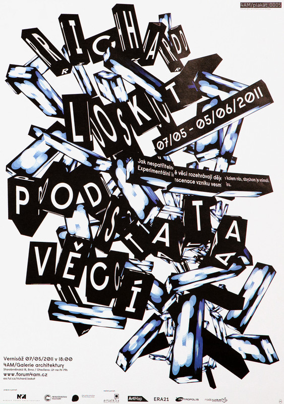 “loskot”, by the rodina - typo/graphic posters