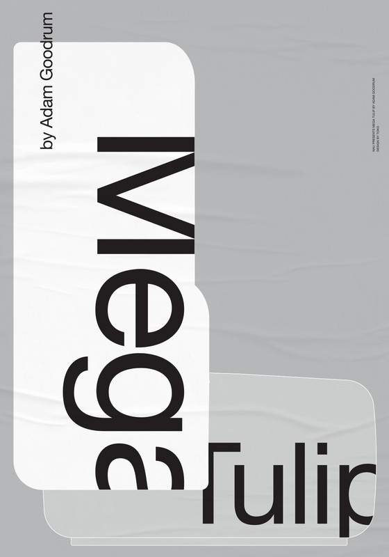 “Mega Tulip”, 2022, by Design by Toko - typo/graphic posters