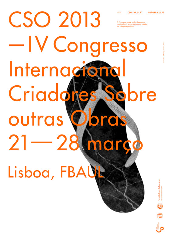 “CSO 2013”, 2013, by Tomás Gouveia - typo/graphic posters