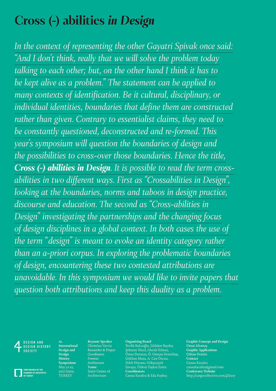“Cross (-) abilities in Design”, 2017, by umut altintas - typo/graphic ...