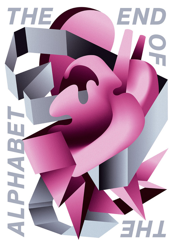 “The end of the alphabet”, 2016, by vincenzo fagnani - typo/graphic posters