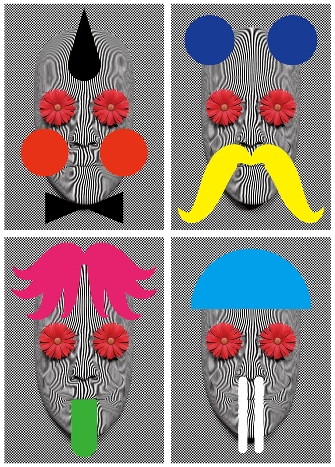 faces - Collection - typo/graphic posters