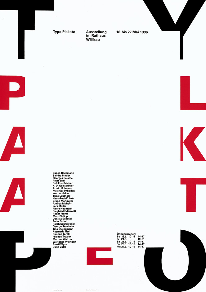 niklaus troxler - typo/graphic posters
